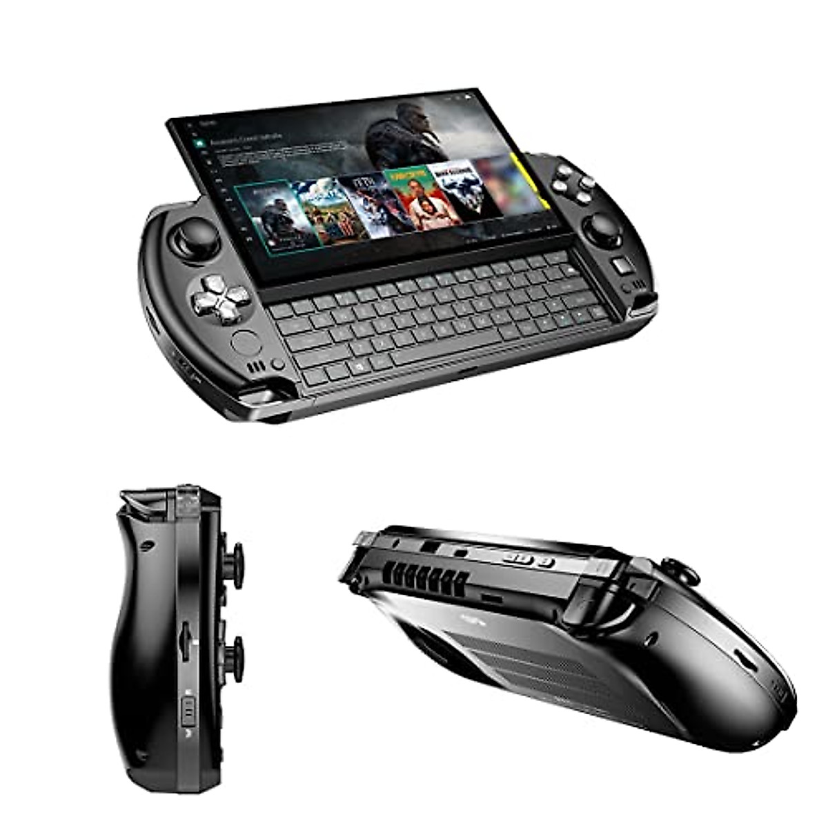 ANIXA GPD Win 4 Handheld Game Console with AMD Ryzen 6800U Processor, 6 Inches 2-in-1 Mini Handheld Win 11 PC Game Console, TouchScreen Laptop Tablet PC Support WiFi & Bluetooth