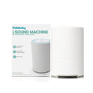 Frida Baby 3-in-1 Sound Machine, Air Purifier + Nightlight with 3 Fan Speeds and Easy-Change Filter