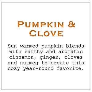 Simpatico No. 28 Pumpkin & Clove Hobnail Candle, Warm Pumpkin with Cinnamon, Ginger & Cloves, 100-Hour Burn Time, Hobnail Glass Jar, Scented Candles for Home, 16 oz
