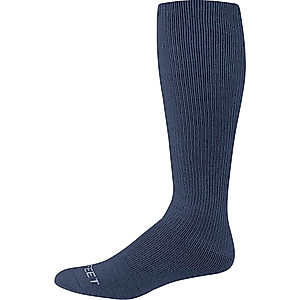 Pro Feet Mens Acrylic Multi-Sport Tube Sock - 3 Pair Pack - Navy 10-13