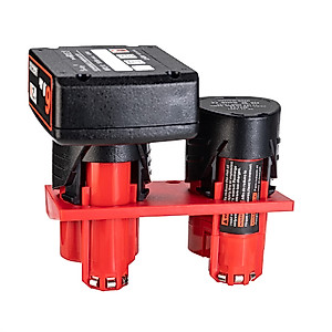 Crtbelfy 3 Pack Holder for Milwaukee Mounts/Hanger/Dock Holder Fit for 48-11-2401 48-11-2402 48-11-2410 48-11-2411 48-11-2420