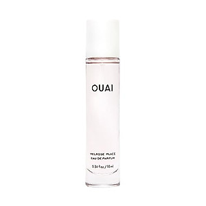OUAI Melrose Place Eau de Parfum Travel Size - Elegant Womens Perfume for Everyday Wear - Fresh Floral Scent has Notes of Champagne, Bergamot & Rose with Delicate Hints of Cedarwood & Lychee (.34 Oz)