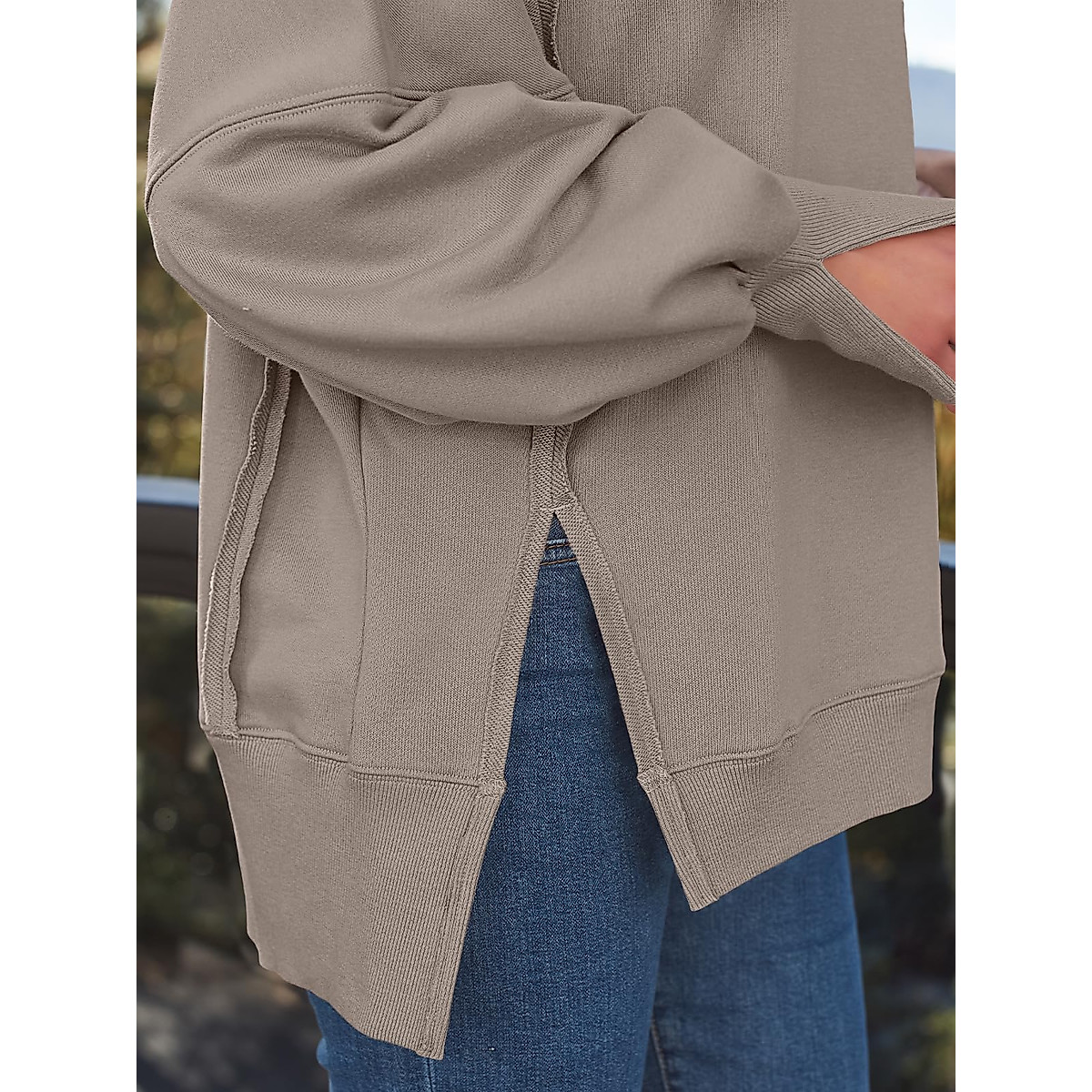 Trendy Queen Womens Oversized Sweaters Sweatshirts Crewneck Hoodies Winter Fashion Clothes Y2k Teen Girls Cute Preppy Fleece Outfits 2024