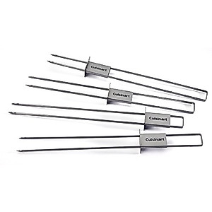Cuisinart CSKS-048 Sliding Skewer Pack, Silver (Set of 4)