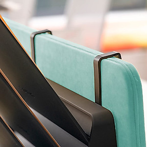 STEALTHO Desk or Wall File Organizer Patented - Hanging Magazine Holder - Desktop Folder Sorter with Boltless Assembling System - 5 Tray Sections - White