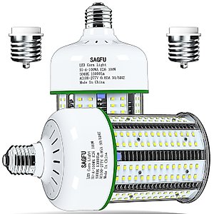 SAGFU 100W Led Corn Light Bulb Dimmable,led Corn Bulb 5000K Daylight White Lamp,2-Pack 1000W Equivalent 13000 Lumen Super Bright,E26/E39 Base for Outdoor Indoor Garage Warehouse Workshop G
