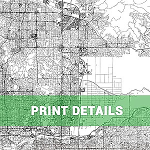 Dear Mapper Scottsdale United States View Abstract Road Modern Map Art Minimalist Painting Black and White Canvas Line Art Print Poster Art Line Paintings Home Decor (Set of 3 Unframed) (16x24inch)