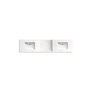 Ladena 2214-0 Rectangular undermount Bathroom Sink with Curved Bottom, 20-7/8" W x 14-3/8" L, White