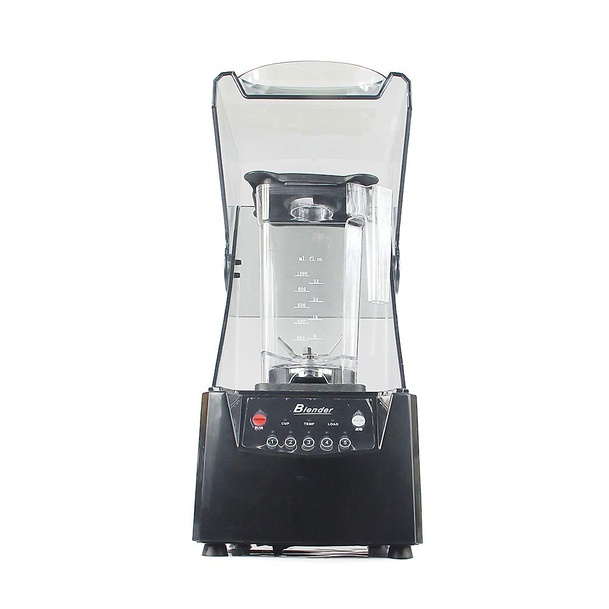 Blenders For Kitchen, 2600W 1.8L Commercial Soundproof Blender Smoothie Maker Juice Ice Crusher Mixer, Multifunctional Portable Soundproof Smoothie Machine With Two Volume Units For Making Juices