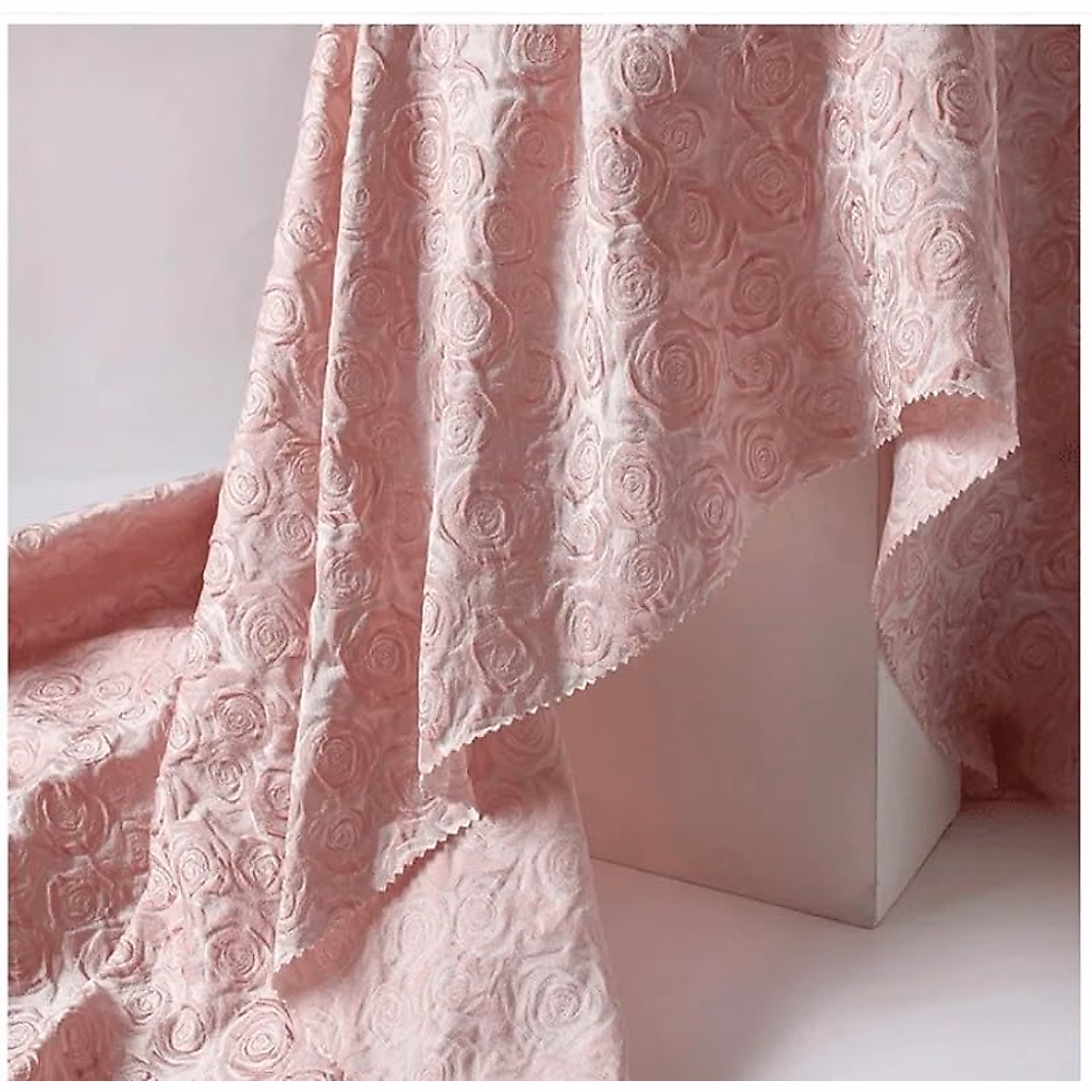 XMTXZYM 2 Meter 3D Jacquard Fabric Dress Cheongsam DIY Sewing Fabric