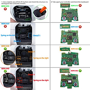 eXtremeRate Replacement D-pad R1 L1 R2 L2 Triggers Share Options Face Buttons, Scarlet Red Full Set Buttons Compatible with ps5 Controller BDM-030 BDM-040 - Controller NOT Included