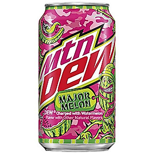 Mtn Dew, Major Melon, 12oz Cans (12 Pack)