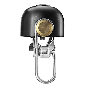 ROCKBROS Bike Bell Classic Bicycle Bell for Bike Ring Bell with Loud Sound Bells for Road Mountain Bike Handlebars Adults Black