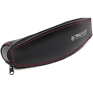 Tag Heuer LRS 253 301 Aviator Sunglasses, Black, 62 mm