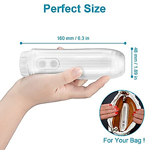 Portable Bidet-Female Personal Hygiene Cleaning Soothing Postnatal Care, Perineum, haemorrhoid Treatment Outdoor Camping, Adjustable Water Pressure Level (White)