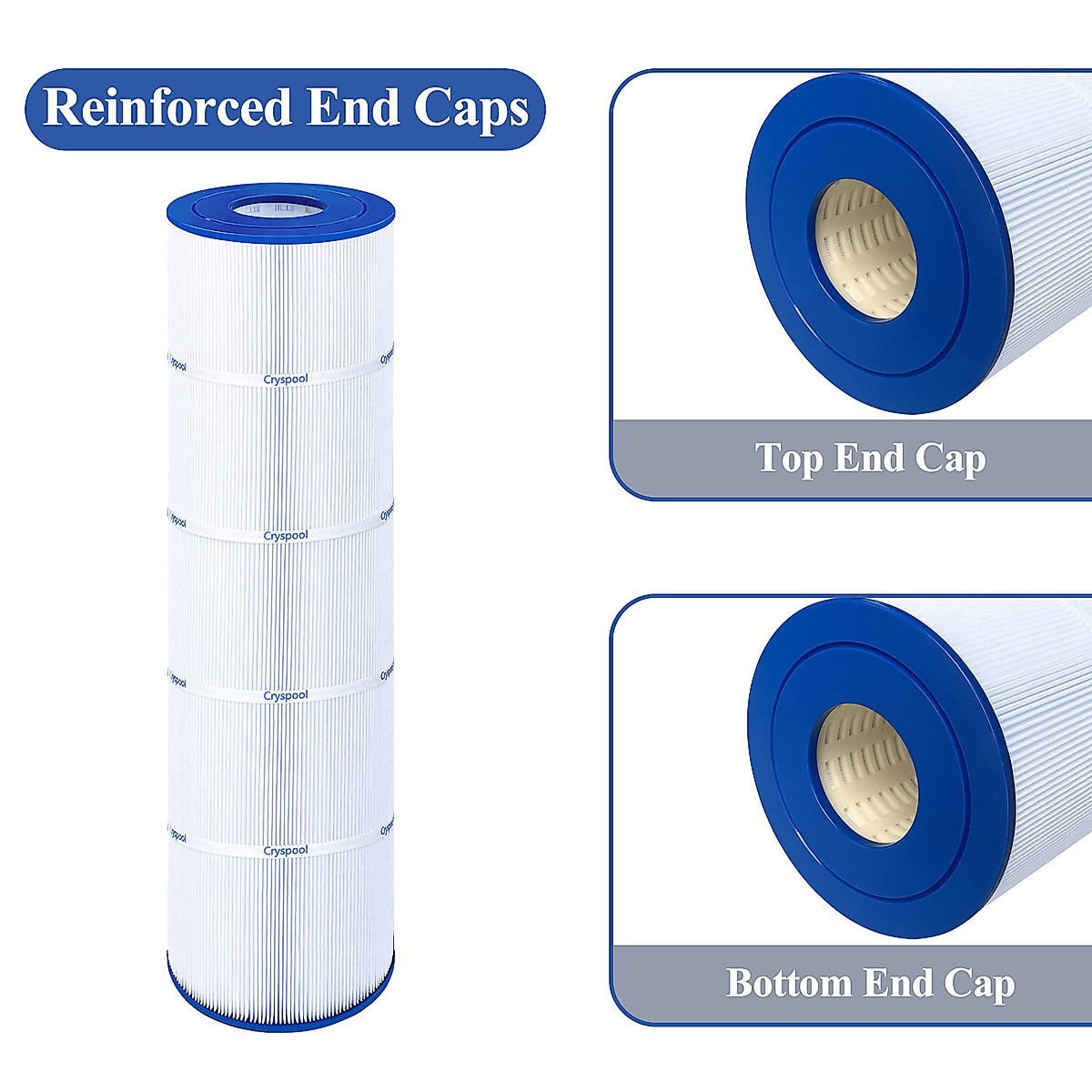 Cryspool Pool Filter Cartridge Compatible with CCP420,PCC105-PAK4, C-7471, R173576,178584, Clean and Clear Plus 420,817-0106, FC-6470,4 Pack