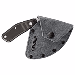 Gerber Gear Downwind Ulu - Ulu Knife with Sheath for Hunting Gear - Olive