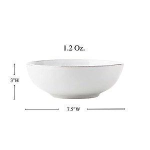 Juliska Puro Whitewash Coupe Bowl