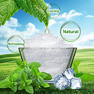 Viktairy Menthol Crystals 4 oz, 100% Pure Organic Mint Crystals | Great for Making Shower Steamers, Creams and Soaps