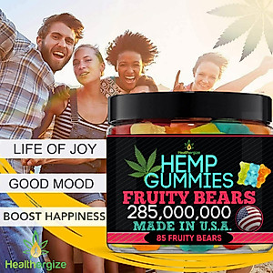 Hеmр Gummies Premium Gummy Bears-Natural Organic Pure Hеmр Oil Infused-Great Party Edible Candy-for Peace and Relaxation, Discomfort, Muscles, Joints-Made in USA