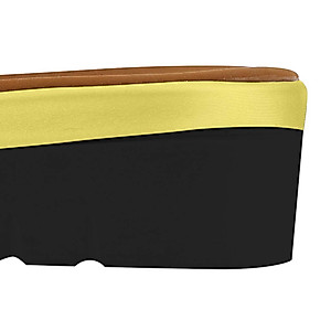 HunYUN 2019 New Women Thick Bottomed Sandal Shoes Wedge Heel Sandals Clip Toe Summer Beach Shoes