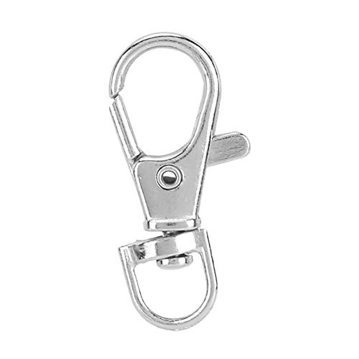 Pssopp 12Pcs Pet Birds Cage Metal Hook Clip Iron Anti-Escape Pet Bird Cage Door Buckle Lock Claw Trigger Snap Hook