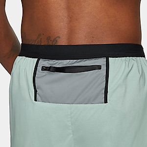 Nike mens Dri-FIT Phenom Elite Knit Trail Running Pant, Dusty Sage/Cool Grey/Laser Blue, Large