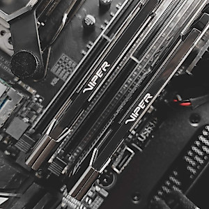 Patriot Viper Steel DDR4 RAM 16GB (2X8GB) 3600MHz CL18 UDIMM Desktop Gaming Memory Kit - PVS416G360C8K