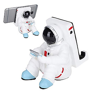 Pssopp Phone Stand, Cute Mobile Phone Stand Creative Cell Phone Stand Astronaut Mobile Phone Holder Resin Tablets Phone Holder Desk Smartphone Dock
