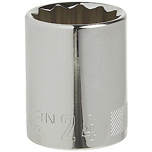 CRAFTSMAN Shallow Socket, Metric, 1/2-Inch Drive, 24mm, 12-Point (CMMT44242)
