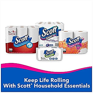 Scott ComfortPlus Toilet Paper, 12 Double Rolls, Bath Tissue (2 Pack)