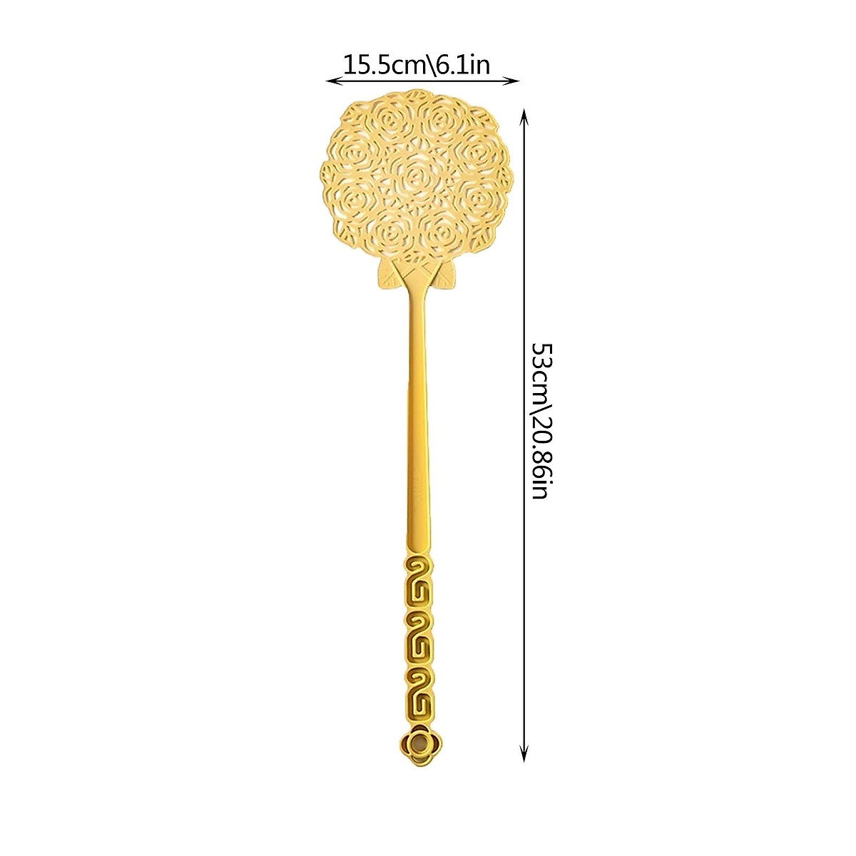 LUNCHS Fly Swatter Flower Shape 2 Pcs Exquisite Handle, can be Hung to Save Space Suitable for Neighbors and Friends(Yellow)
