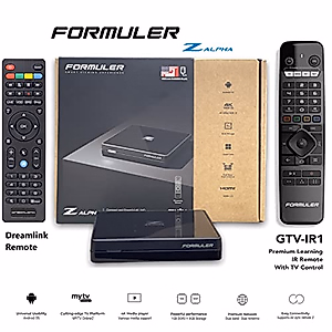 FORMULER Z Alpha Android Dual Band 5G 1GB RAM 8GB ROM 4K Smart Learning Remote with IR MYTVONLINE2 + Free Extra Remote