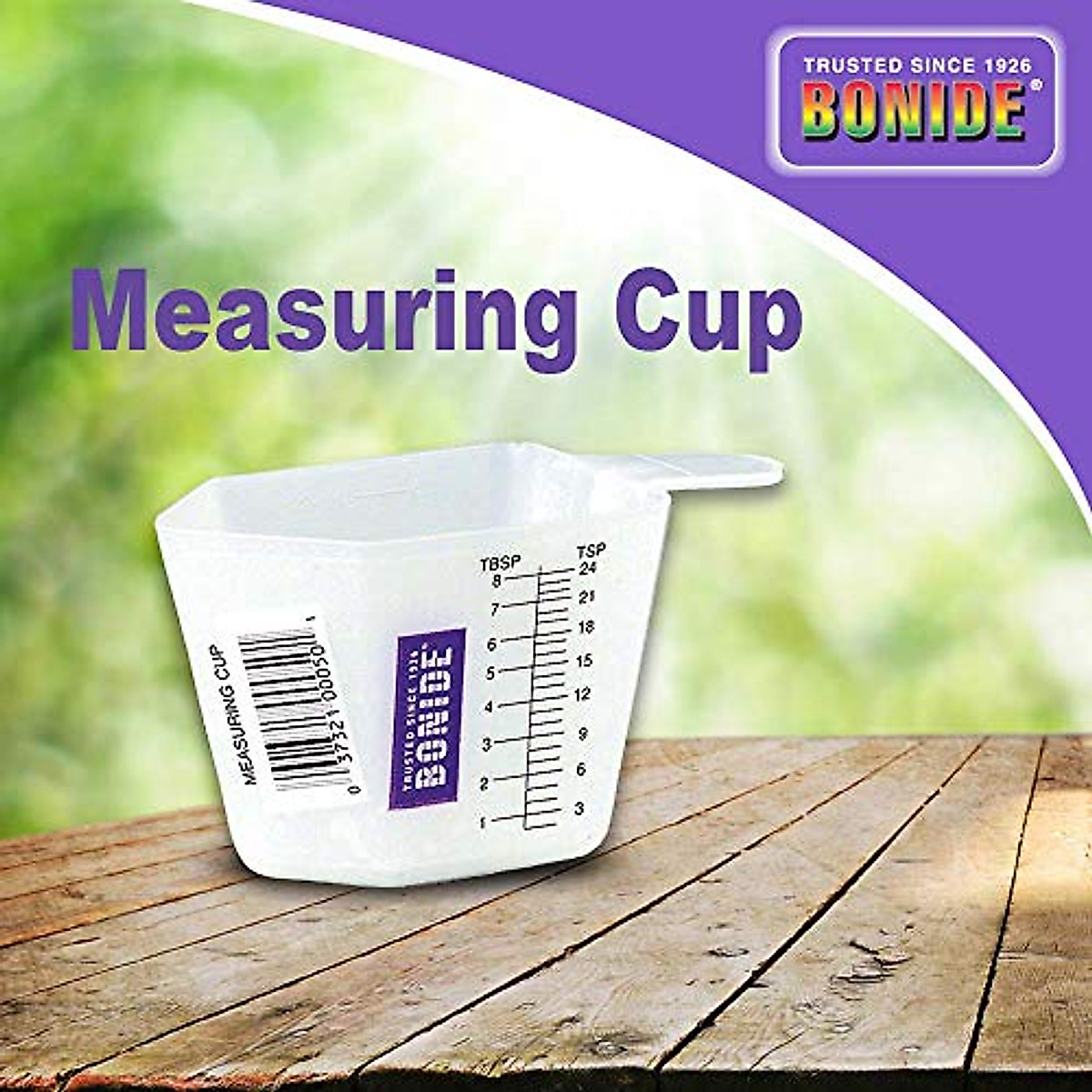 Bonide 4 oz Multipurpose Measuring Cups for Gardening Solutions, Measure and Mix Pesticides, Fertilizers at Home, White