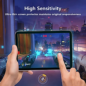 Screen Protector Compatible with iPad Mini 6 (8.3 inch) 2021 for iPad Mini 6th Generation,PYS Mini 6 Anti Blue Light Filter High Touch Sensitivity Anti-Scratch/Anti-Glare/Anti-Fingerprint (PET)