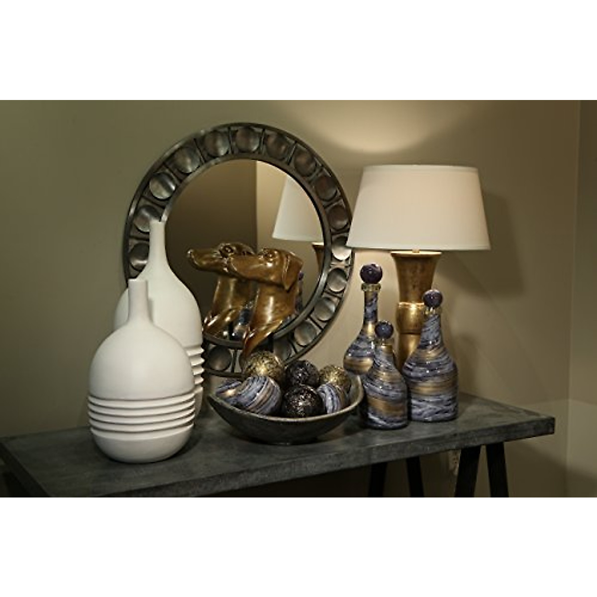 Knox and Harrison Set of 12 Decorative Hand Blown Glass Spheres