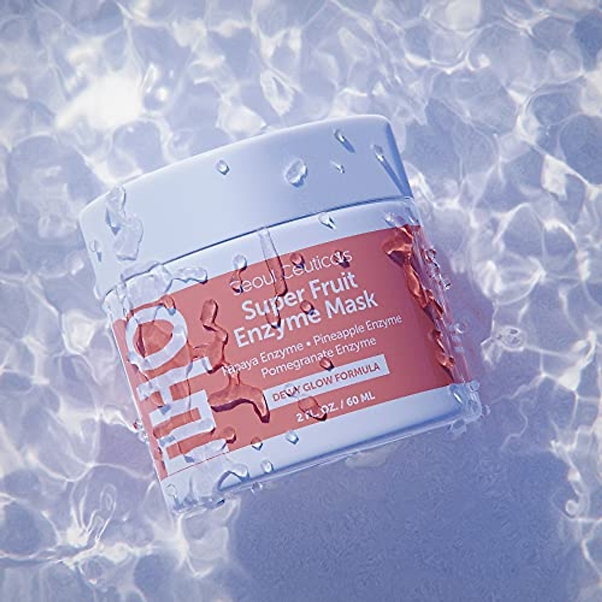 Korean Skin Care Fruit Enzyme Mask – Korean Face Mask K Beauty Face Masks Skincare Contains Skin Brightening Papaya + Pineapple + Pomegranate Extremely Effective Natural Korean Beauty Face Mask 2oz