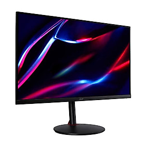Acer Nitro 31.5" WQHD 2560 x 1440 Gaming Monitor | AMD FreeSync Premium | Agile-Splendor IPS | 165Hz | Up to 0.5ms | ZeroFrame Design | Display Port 1.4 & 2 x HDMI 2.0 Ports | XV320QU Lmbmiiphx,Black