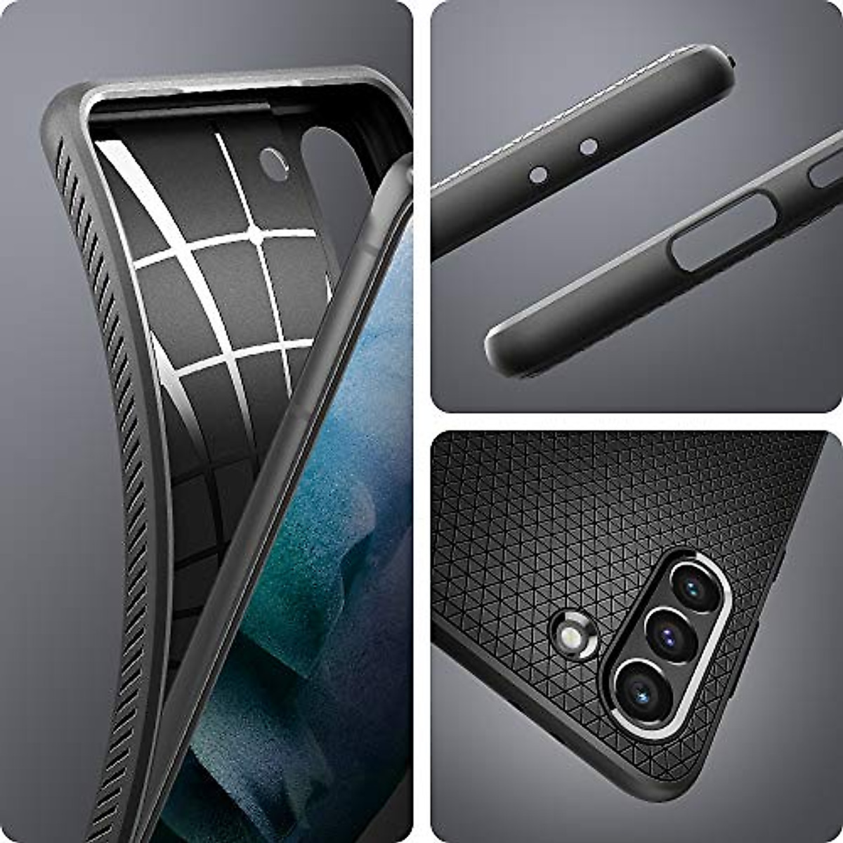 Spigen Liquid Air Armor Designed for Galaxy S21 Plus Case (2021) - Matte Black