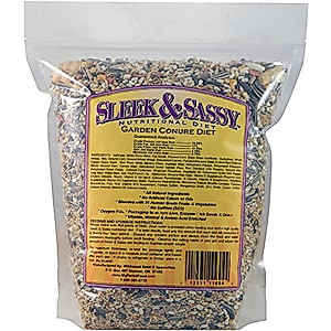SLEEK & SASSY NUTRITIONAL DIET Garden Conure Parrot Food (4 lbs.)