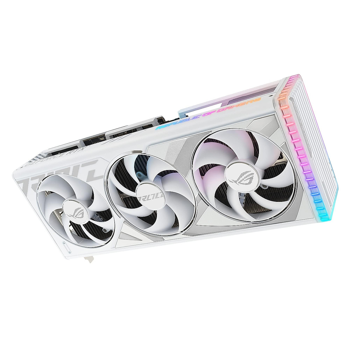 ASUS ROG Strix GeForce RTX™ 4090 White OC Edition Gaming Graphics Card (PCIe 4.0, 24GB GDDR6X, HDMI 2.1a, DisplayPort 1.4a)