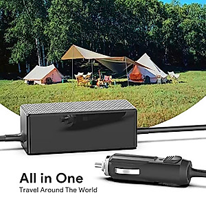 KFD DC Adapter Car Charger for Resmed S10 Series,ResMed Airsense 10 S10 AirCurve 10 Series CPAP and BiPAP Machine,90W Resmed S10 370001 37297 Rockpals 300W/500W Vehicle Power Supply Cord Cable Charger