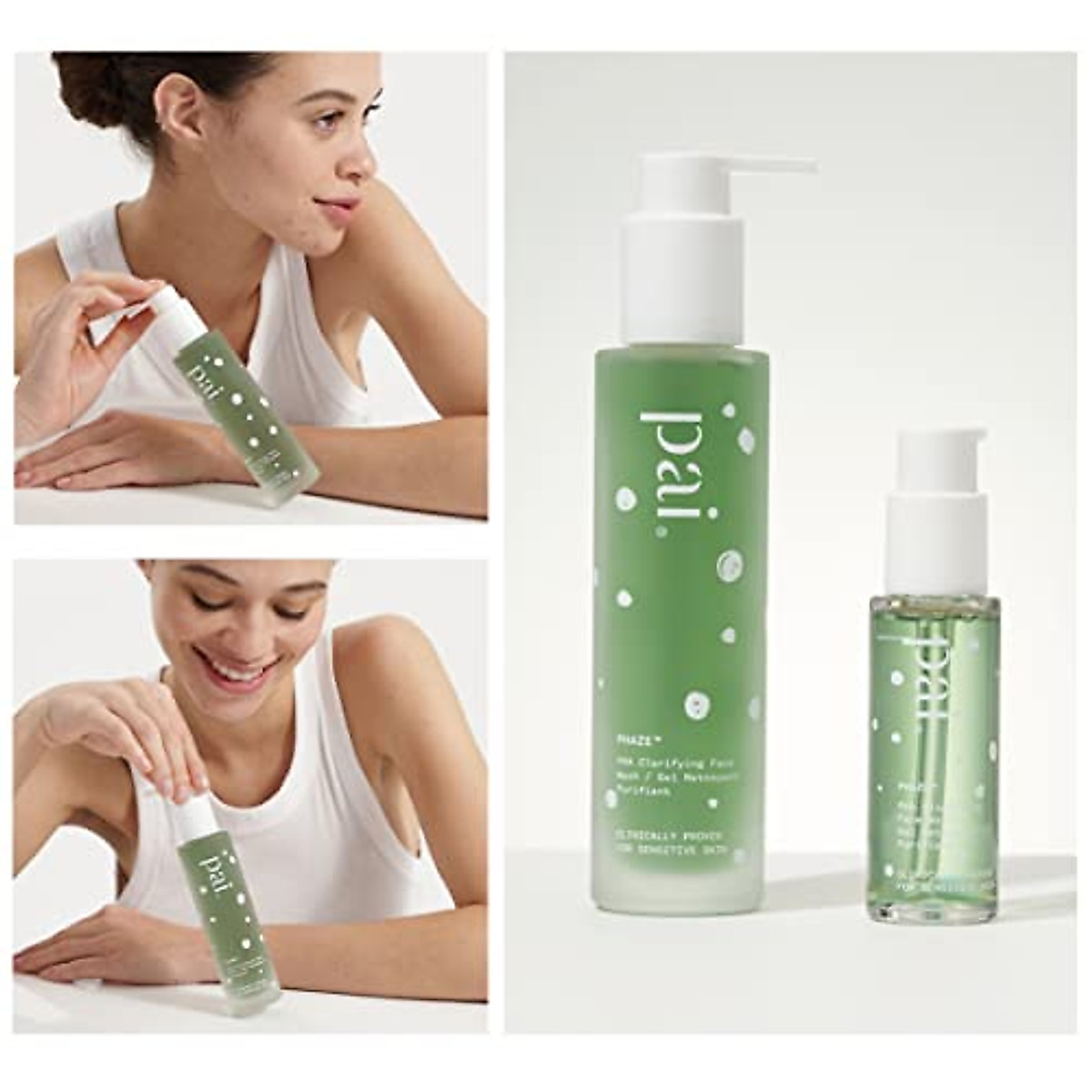 PAI SKINCARE London | PHAZE PHA Clarifying Face Wash, Blemish & Blackhead Control, Sulphate Free, Clinically Proven for Sensitive Skin, 100ml