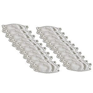 FILTI 10 Pack Disposable Respirator, MERV 16 Nanofiber Technology 6-Layer Filter Protection - Comfortable, Breathable|MADE IN USA - White