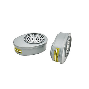 MSA 815359 Advantage Respirator Cartridge - Multigas (GME: CL, SD, CD, HC, HS, AM, MA, FM, HF), Quantity: 2 per Pack, Chemical and Combination Air-Purifying Respirator Cartridge