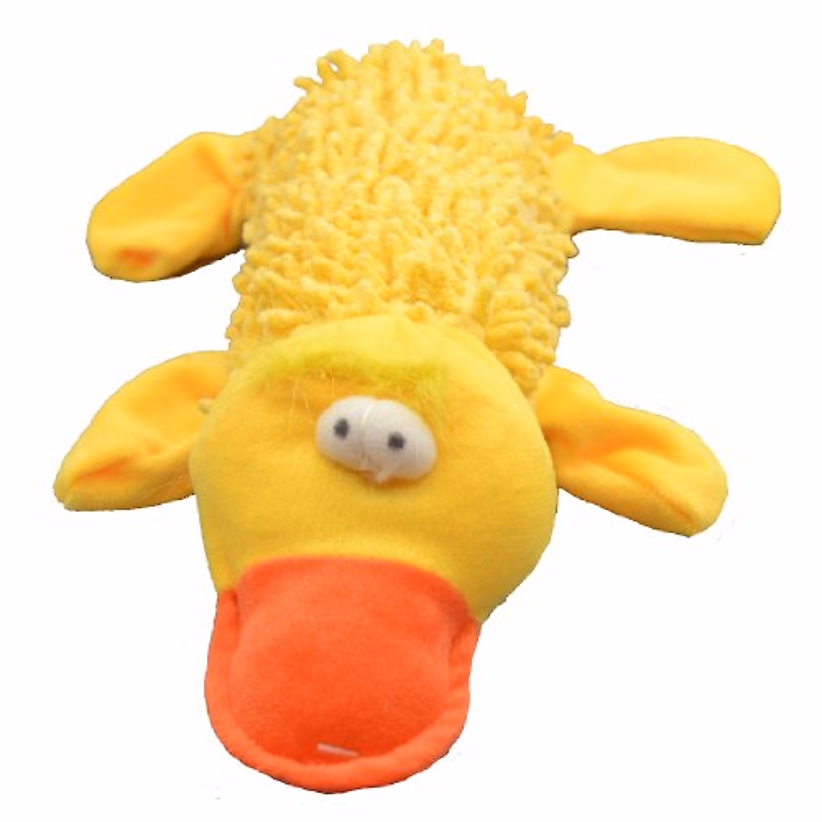 Amazing Pet Products Bottle Shaggy Pet Squeak Toy, Duck