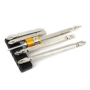 FURLOU Carbide Milling Cutter 10-Piece Phillips Bit Screwdriver Bit Hand Tool Non-Slip Electromagnetic Screwdriver Bit Set Screwdriver