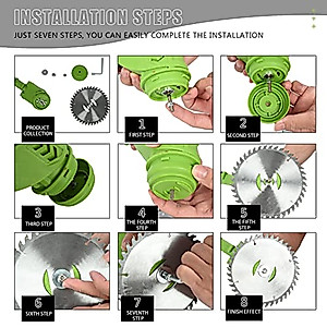 Decsix String Trimmer Weed Eater, Battery Powered 24V Foldable Cordless Lawn Edger/Mower , Telescopically Adjustable Length Weed Eater Tool for Garden and Yard, Charger Included (2 x Battery - Black)