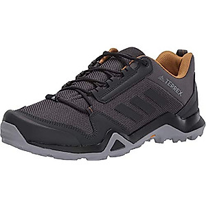 adidas Men's Terrex Ax3 Hiking Shoe, Grey/Black/Mesa, 12