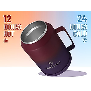 DLOCCOLD 50 oz Mug Tumbler with Handle and Lid, Large Insulated Tumbler with Straw, Reusable Stainless Steel Big Tumbler, Double Wall Metal Travel Jug Water Bottle, Sweat-proof, Dishwasher Safe